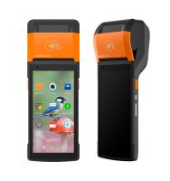 China 80mm Printing Mobile Wireless POS Terminal With Multi Point Touch Screen for sale