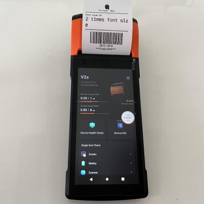 China Touch Screen Android POS Terminal High Speed With 16GB Rom 8MP Camera for sale