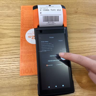 China GPS Multi Languages Handheld Payment Terminal With Integrated 2D Scanner for sale