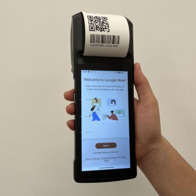 China 4G NFC Android POS Terminal Handle Scanner For QR Code Payment for sale