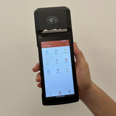 China Customized 5.5 Inch Mobile Android Payment Terminal User Friendly With NFC for sale
