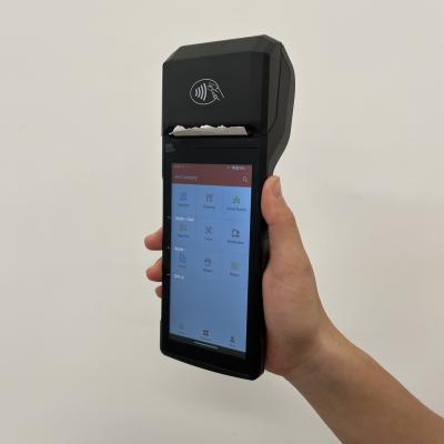 China 4G NFC Android POS Terminal Handle Scanner For QR Code Payment for sale
