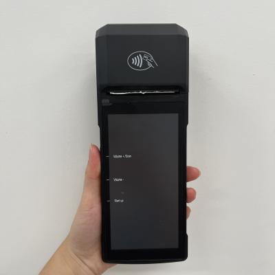 China 5MP Camera Android Smart POS Terminal With 58mm Printer And 7.7V 3000mAh Battery for sale
