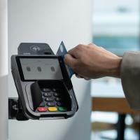 China 4 Inch HD Android Pin Pad Machine IP53 Waterproof With NFC Reader for sale