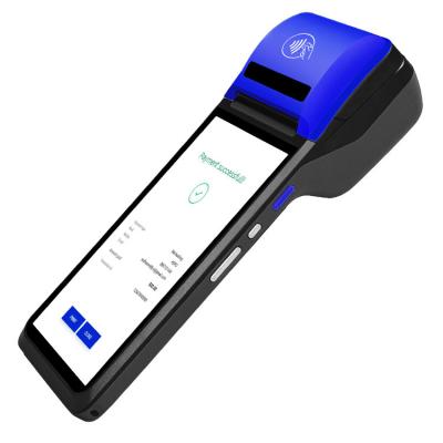 China Supermarkt 6 HD Portable Mobile Small Smart Touch Screen Handheld Kassenregister Mobilhandel Android Pos System mit Drucker zu verkaufen