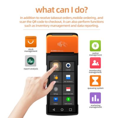 China Android Pos Sim Card NFC GMS 4G Supermarket Equipment Sistemas Pos Payment Machine Restaurant Pos for sale