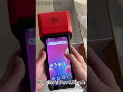 Até 2.0GHz Processador Sistemas de POS Android Máquina Terminal 6,5 polegadas Tamanho da tela para transações suaves