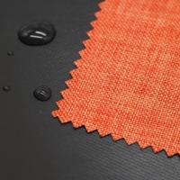 China 600D thickness 0.47mm Flame Retardant Backpack cation Fabric 150cm Width for sale