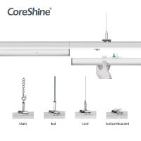 China Coreshine Rubycon CRI 80 Linear High Bay LED Lights White Black Silver for sale