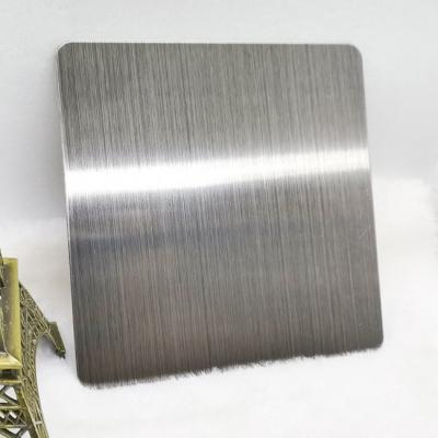 China Black Brushed Stainless Steel Sheet 4x8 Sheet | 304 Grade for sale