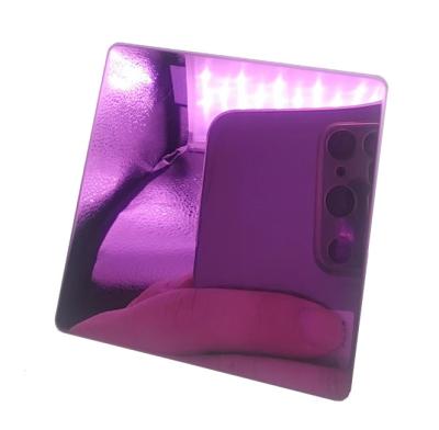 Chine Couleur rose colorée de la feuille 8K d'acier inoxydable pour le revêtement anti-empreinte digitale de décoration intérieure d'hôtel KTV à vendre