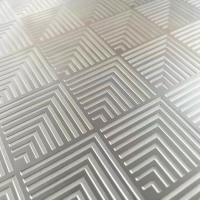 China Customized Pattern Etched Stainless Steel Sheet 201 304 430 0.3-3.0mm Rustproof for sale
