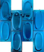 China 3D Circular Stainless Steel Mosaic Tiles 293x293mm for Restaurant Wall Decoration for sale