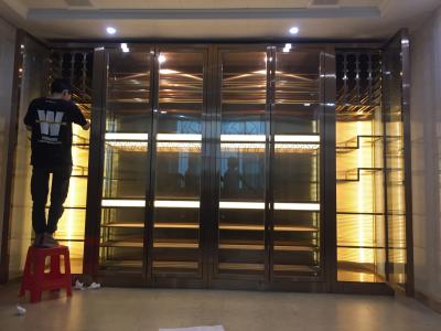 China Armario de vino de barra de bar Ktv a temperatura ambiente de tamaño personalizado en venta