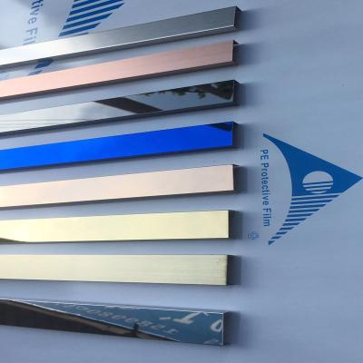 Cina 0.5mm 1.2mm Stainless Steel Trim Strips 1000mm Length Anti Fingerprint in vendita
