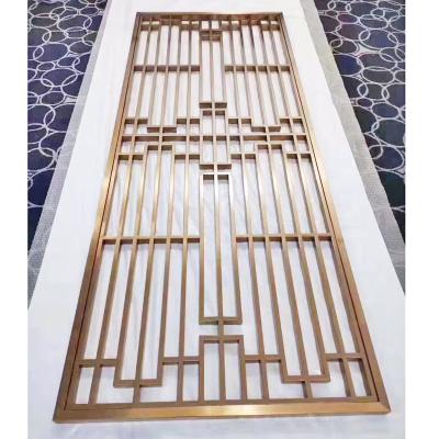 Cina 304 rosa oro bronzo linea di capelli divisori in acciaio inossidabile spazzolato divisori in acciaio inossidabile in vendita