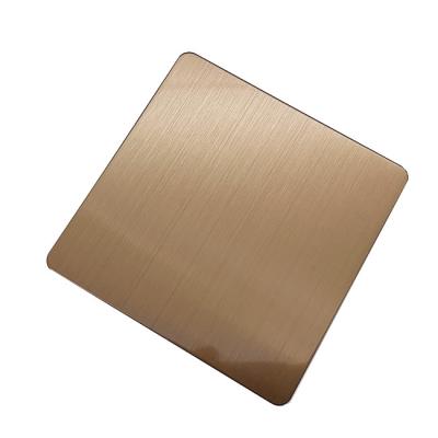 Chine Feuilles d'acier inoxydable de miroir de couleur or japonais à vendre