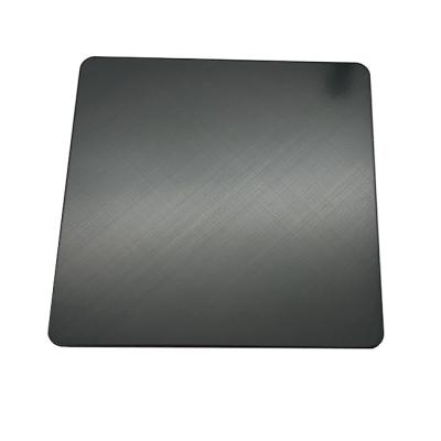 China Cross Black Nano Anti-fingerprint  Stainless Steel Sheet for sale