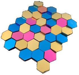 China Concave Convex Design Metal Stainless Steel Mosaic Club Hotel Indoor Decoration for sale