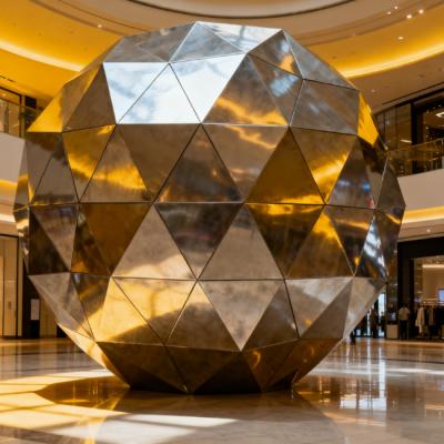 China Artist Design 304 316L Stainless Steel Sculpture Center NYC For Architecture Project for sale