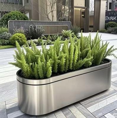 China Heavy Duty Stainless Steel Garden Flower Box - Custom Size & Design for sale