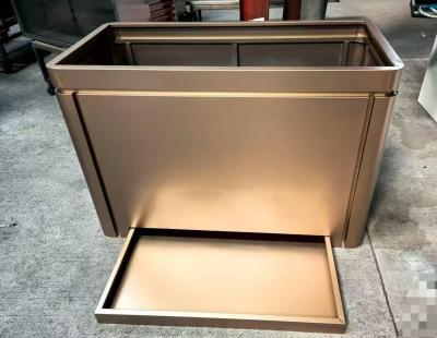 China OEM/ODM Polished Stainless Steel Large Capacity Planter Box with Logo for sale