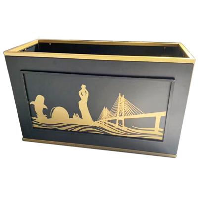 China Stainless Steel Window Box Hotel Restaurant Planter for sale