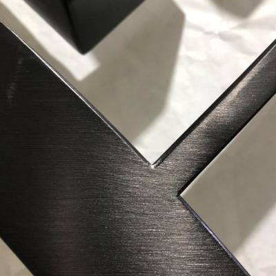 China Etched Finish Antique Stainless Steel Sheet Colored Stainless Steel Sheet Material for Elevation and Interior Decoration for sale