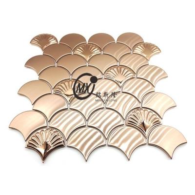 China Polished Mirror Finish Stainless Steel Mosaic for Luxury Hotel Decoration for sale