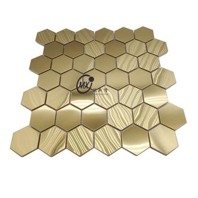 China Matte Finish Stainless Steel Mosaic Non-reflective and Elegant for sale