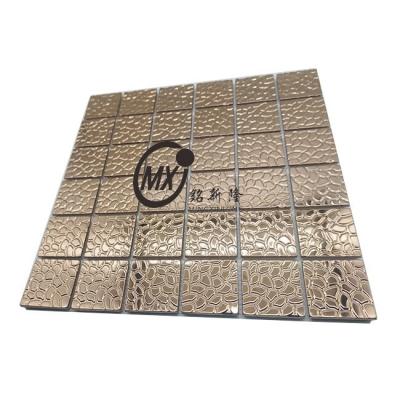 China Accent Wall Bar Countertop Restaurant/Hotel Decoration Metal Mosaic for sale