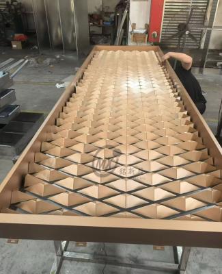 China Sleek Stainless Steel Folding Screen for Commercial Spaces for sale