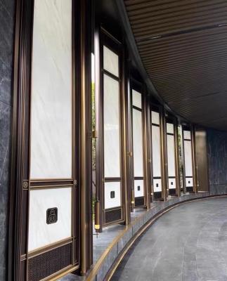 China Oriental Bamboo Pattern Stainless Steel Room Partition for sale