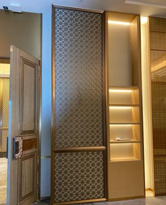 China Romantic Style Stainless Steel Room Divider for Hotel Lobby for sale
