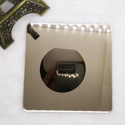 Cina Impronta digitale dello specchio della BV GB TUV Champagne Gold Stainless Steel Sheet 304 anti in vendita