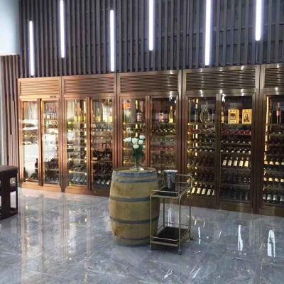 China Wine Cabinet Bar Living Room Furniture Wine Display Stand Refrigerator Display Showcase for sale
