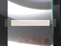 304 8mm 5mm espessura satinada Lâmina de cabelo escovada Superfície chapas de aço inoxidável 316L 320 Grade finalizado