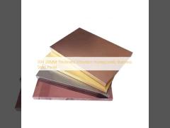 Brass Brown Antique Color 1.0MM 304 20MM Thickness Vibration Honeycomb Stainless Steel Panel