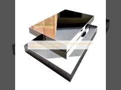 Origin Silver 316L Super Mirror Finished Stainless Steel Honeycomb Panel For Mall