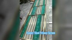 Modern Steel Room Divider Luxury Privacy Screen