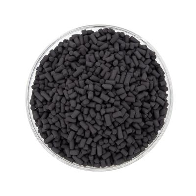 China Industrial Grade Coconut Shell Charcoal Columnar Activated Carbon for Aquarium Water Treatment and Chemical Auxiliary Agent for sale