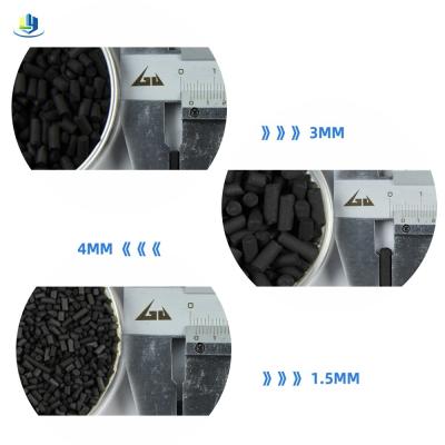 China Black Columnar Activated Carbon The Ultimate Solution for Purifying Sintering Flue Gas and Removing VOCs Sample Free for sale