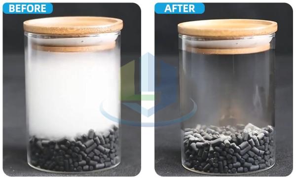 Quality Coconut Shell Based Acid Free Nitrate Removal Pellet Activated Carbon For Co2 for sale