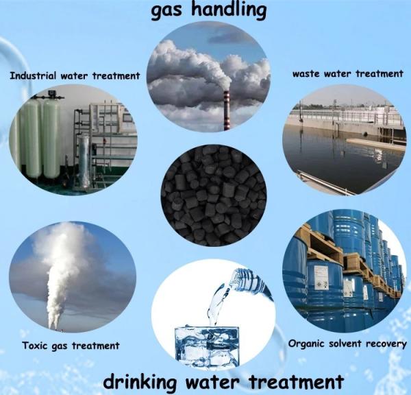 Quality Coconut Shell Based Acid Free Nitrate Removal Pellet Activated Carbon For Co2 for sale