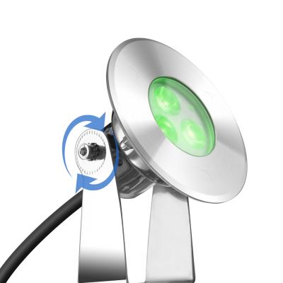 Cina VDE 130ma LED Spike Light 3W 90lm IP68 SMD3535 di SS316L in vendita