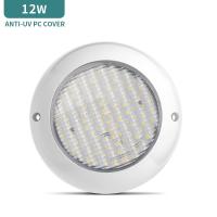 China Transparent PC Surface Mounted Pool Lights 1200LM 12W 6500K ABS Shell for sale