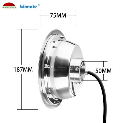 Cina la luce impermeabile d'acciaio dello stagno 316Lstainless, fontana di 18W 6500K ha condotto le luci in vendita