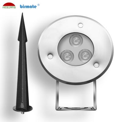 China color LED Spike Light SS316L DMX512 90LM de 5W RGB 50000 horas que trabajan curso de la vida en venta