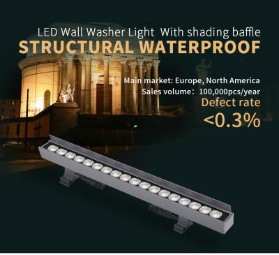 Cina SMD2835 800LM ha condotto la lega di alluminio della rondella 18Watt IP67 della parete di Rgb in vendita