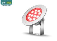 China External Control Underwater Pool Lights SS316L Waterproof 9W VDE Cable for sale